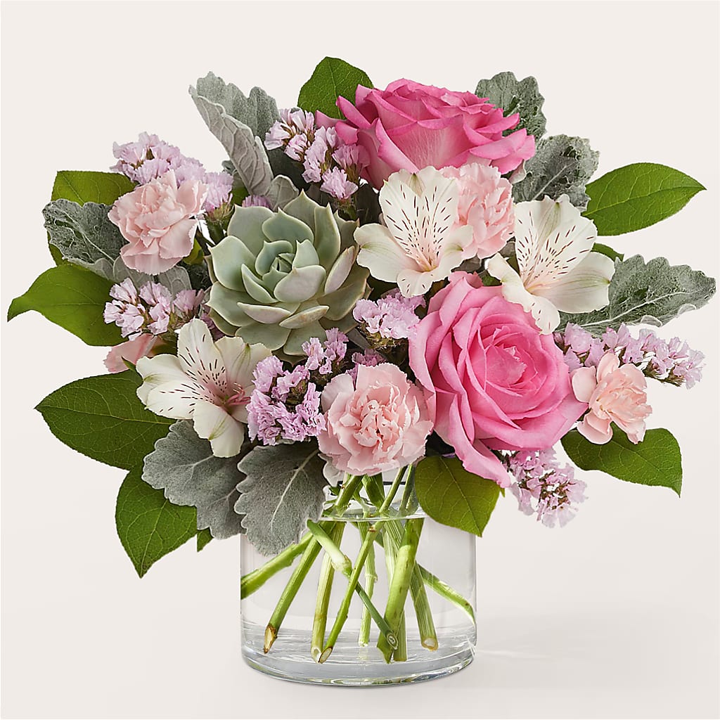 Dusty Rose Bouquet–Indio Florist